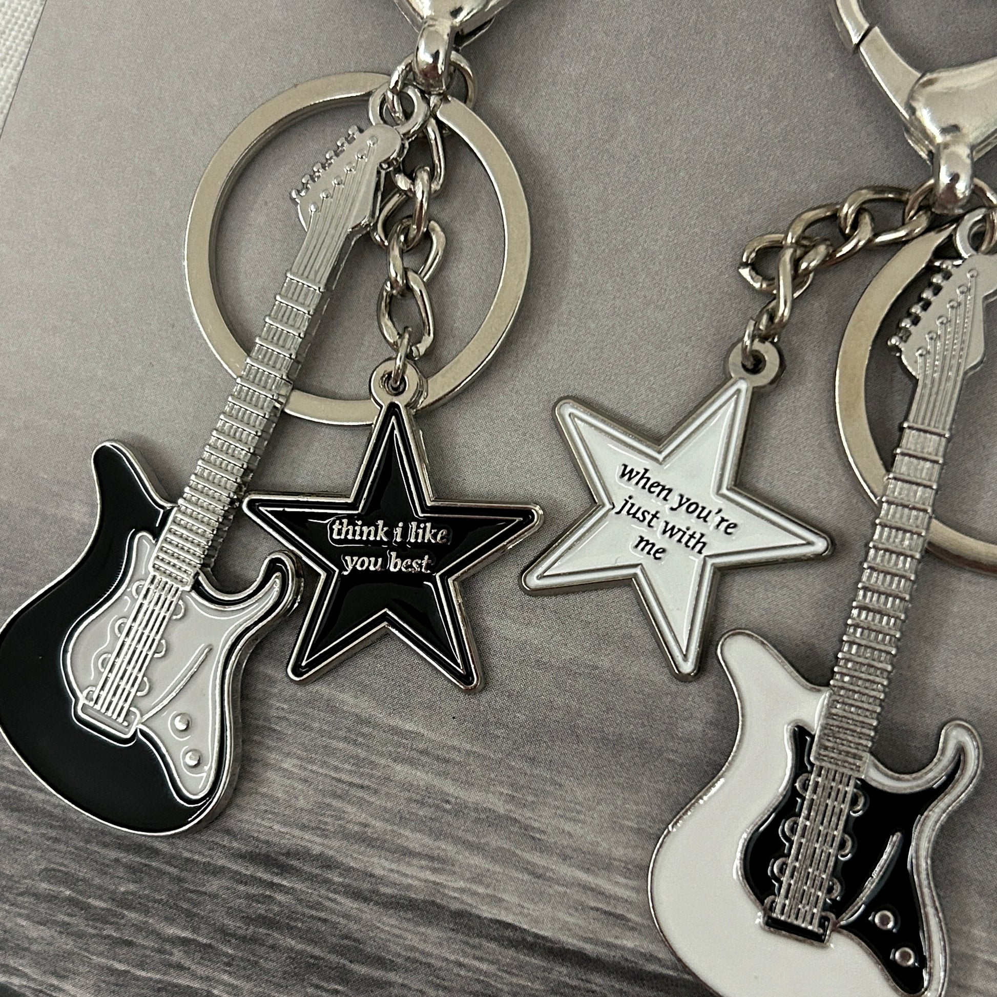 CAS "K." Matching Guitar Keychains – cherishingco